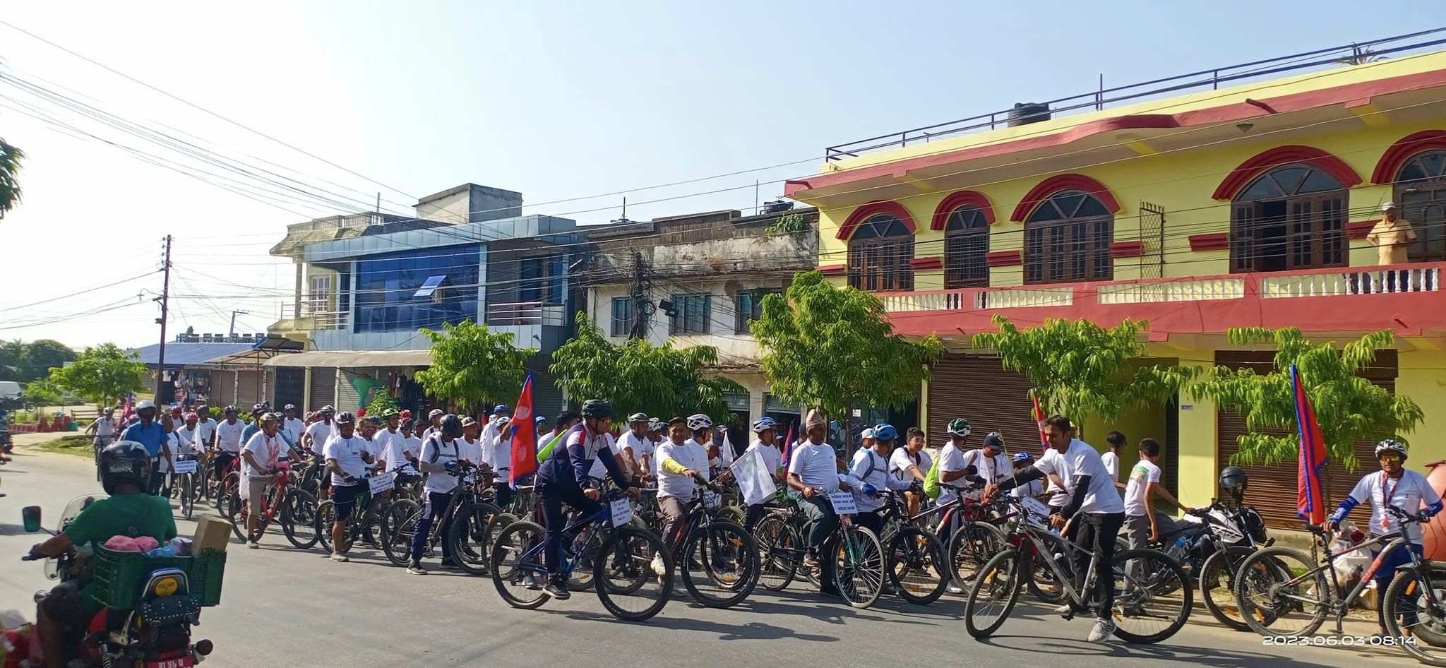 » विश्व वातावरण दिवस २०८० को अवसरमा बृहत साइकल ¥याली